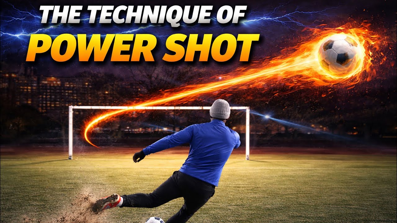 //Master// How to power shot with insane power. Master the technique ⚽️ ...