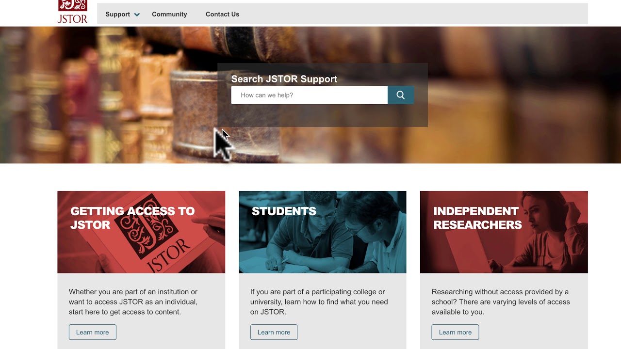 Jstor at SHSMC - YouTube