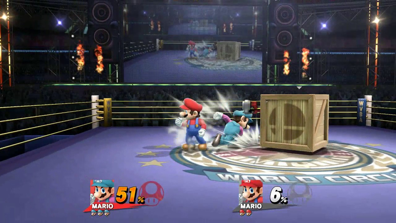SMG4 vs Mario in super smash bros - YouTube