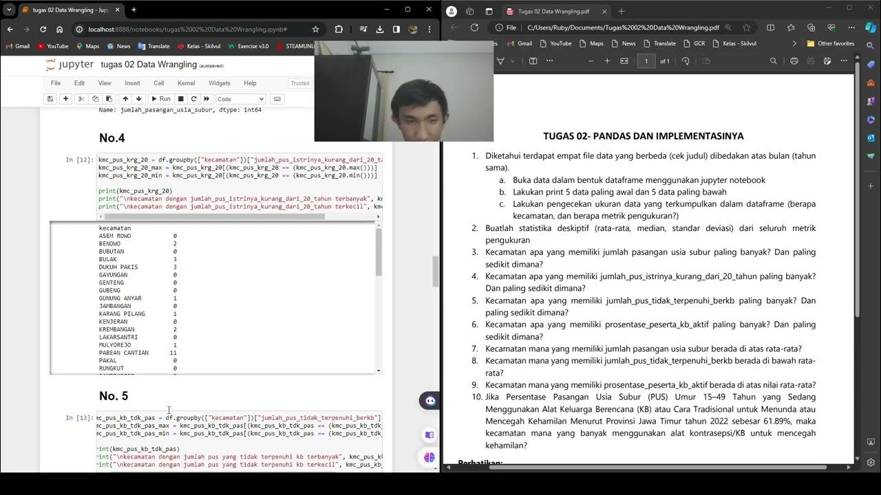TUS-Data Wrangling-Athaya Alfarabi A-Implementasi Pandas 01 - YouTube