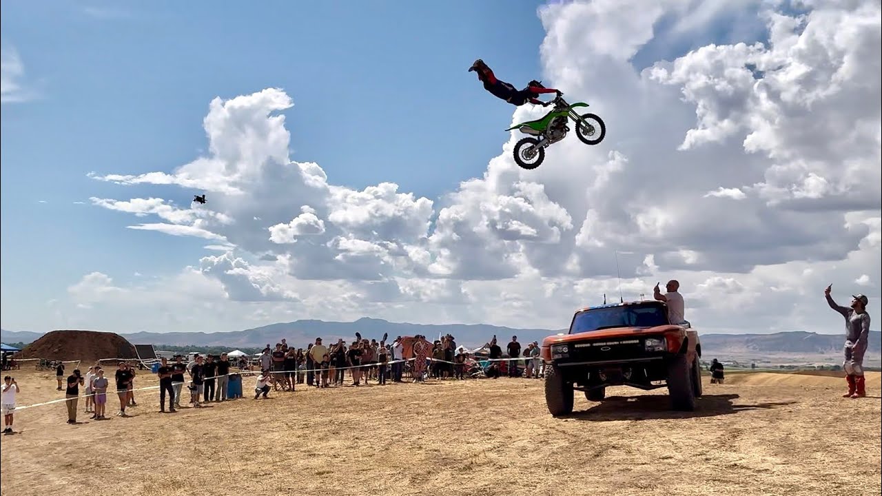 Moto Dirt Freestyle | Ramp Best whip at Neverbored Jam! | SLACKER Vlogs ...