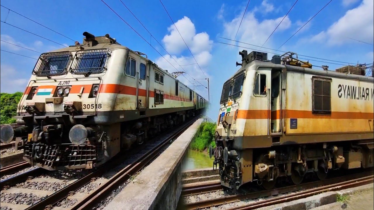 Vizag Steel Samta Express and New Delhi Bilaspur Rajdhani Express at ...