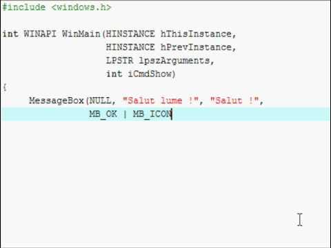 MessageBox C++ Win32 API - YouTube