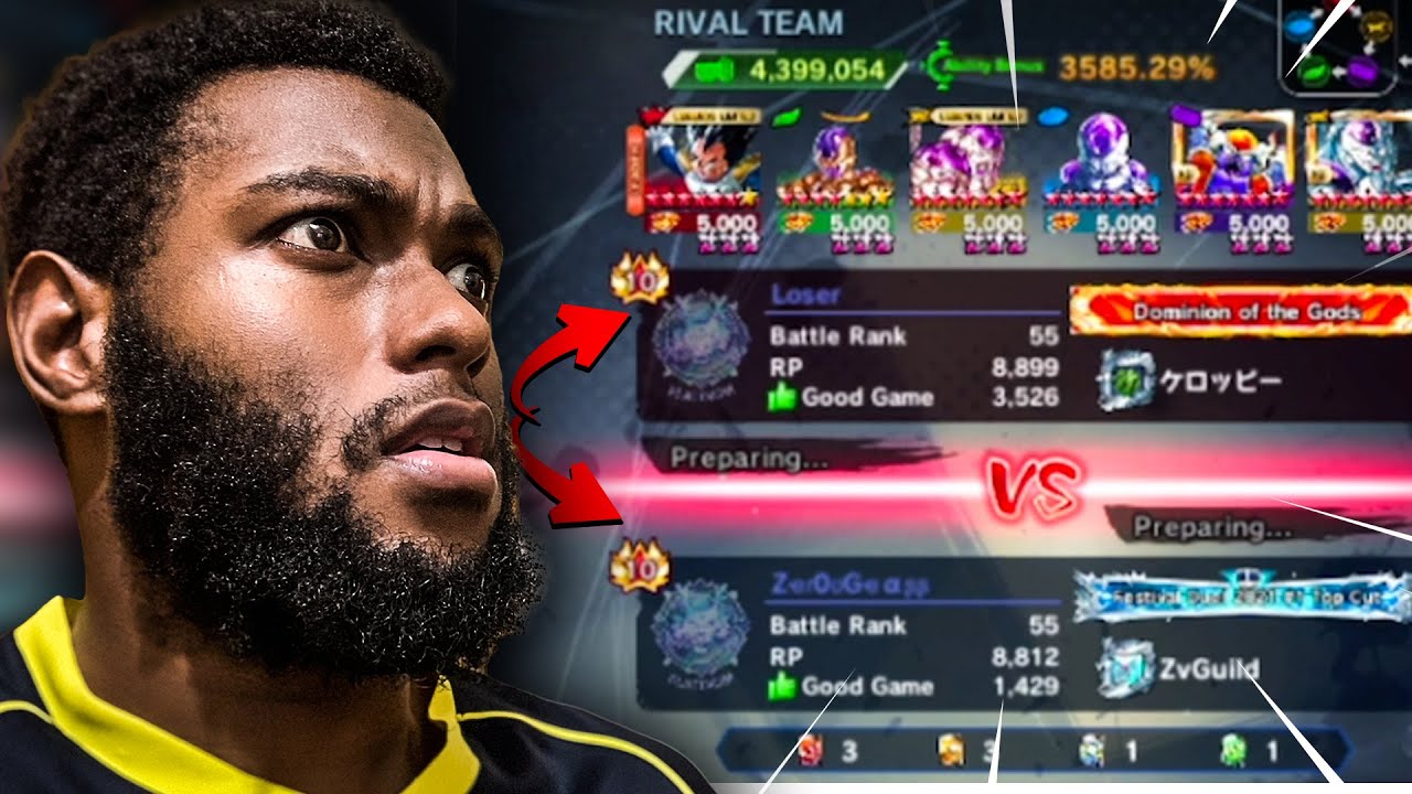 When A 10X God Rank Meets A 10X God Rank - Dragonball Legends - YouTube