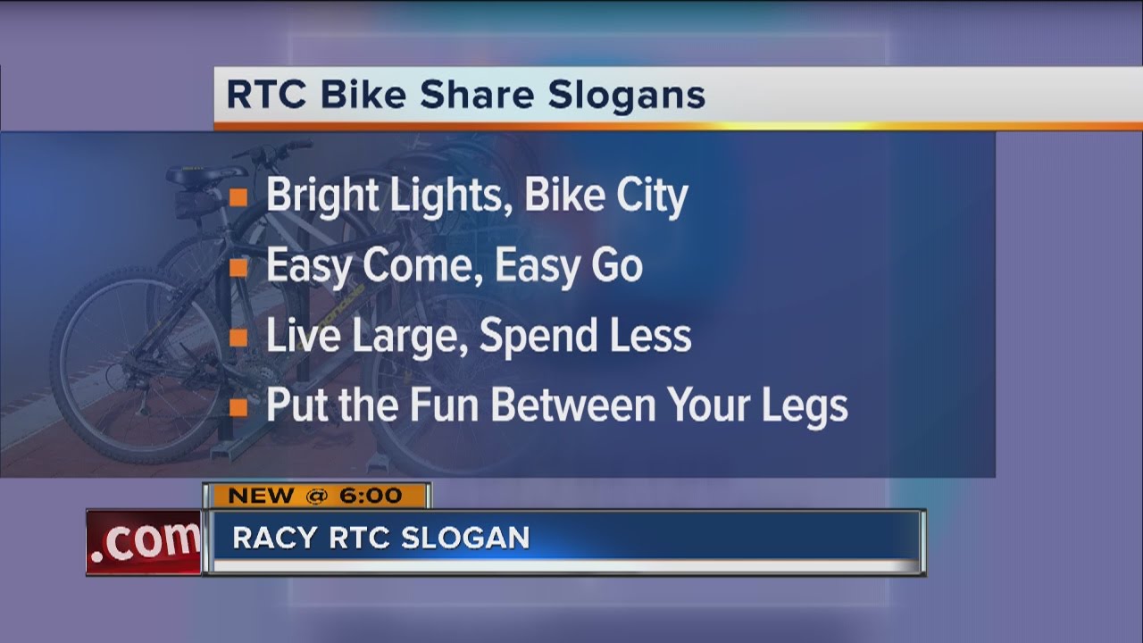 RTC explains provocative bike-sharing slogan - YouTube