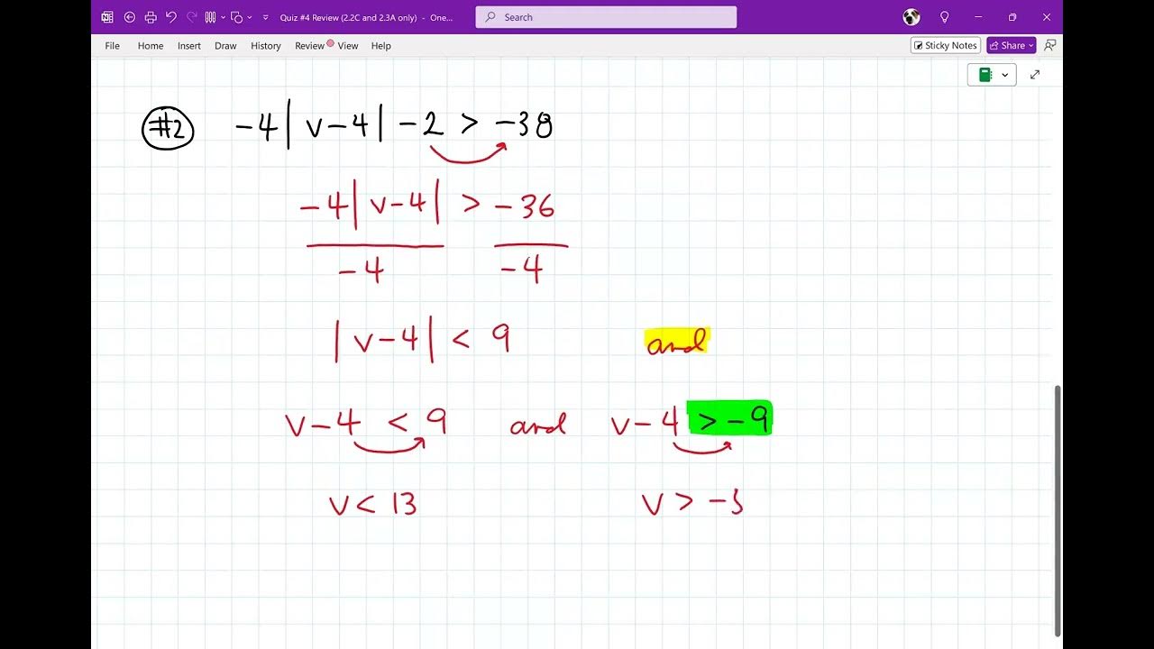 Quiz #4 Review (2.2C and 2.3A Only) - YouTube
