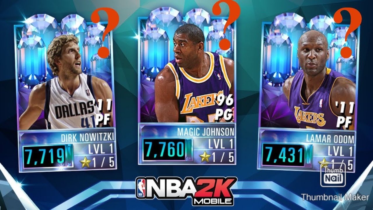 Getting a Random Diamond 💎 Player in NBA 2k Mobile - YouTube