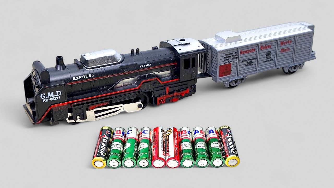 Unboxing Classic Locomotive Train, RC Train, Police Car - YouTube