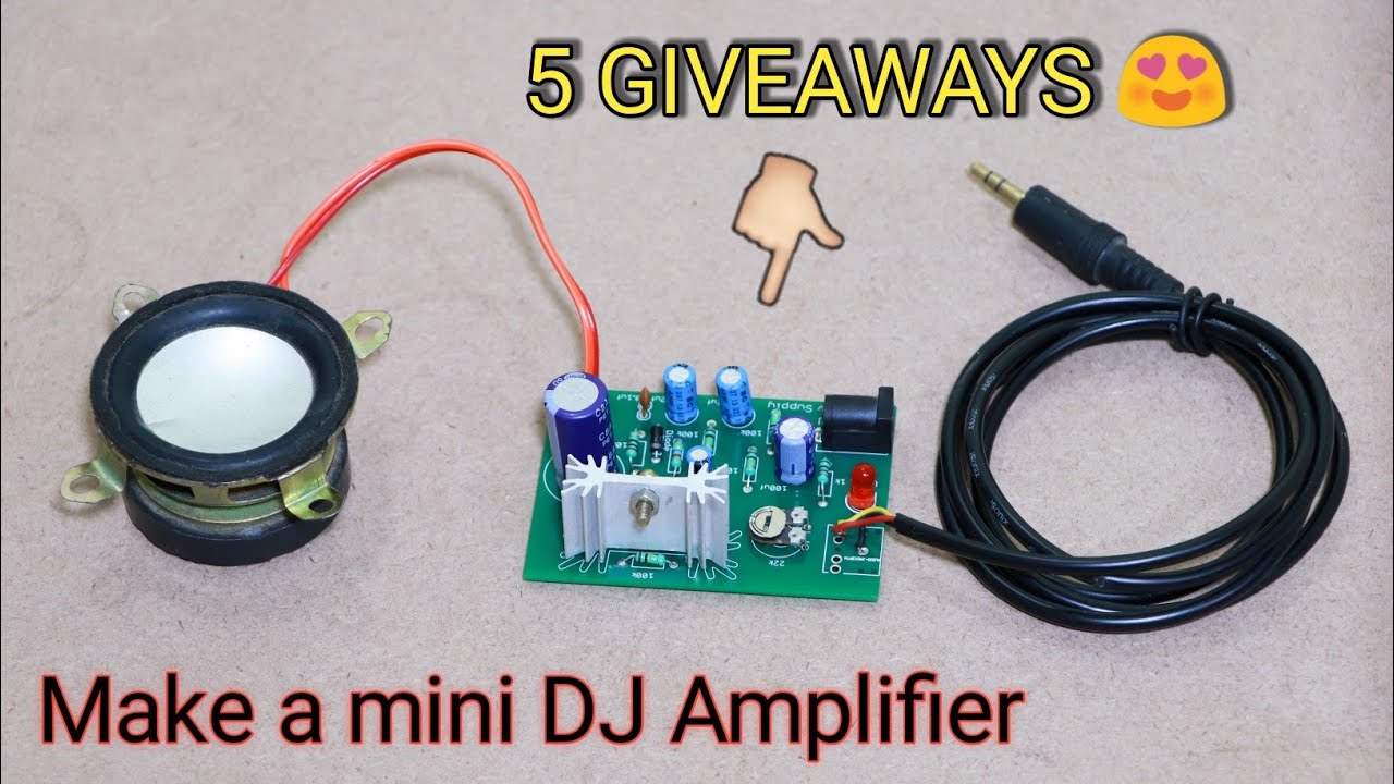 Make a mini DJ Amplifier Bord at home || घर और बनाये छोटा DJ || + 5 ...