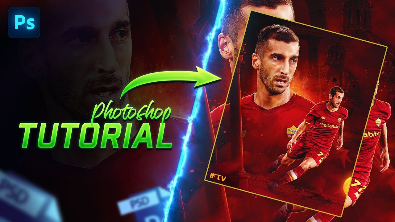 Photoshop Tutorial-How to Create a Professional Football Poster ...