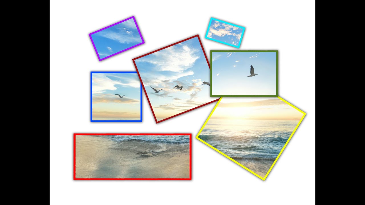Creating multiple collage in Photoshop from one single image by 2 steps ...
