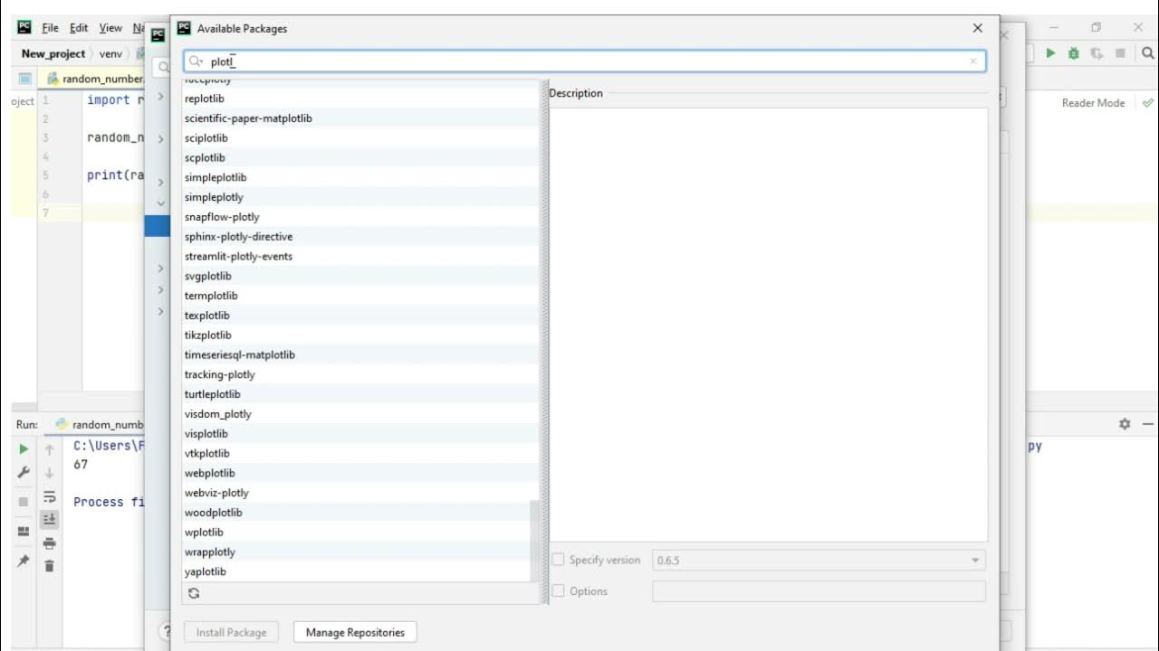 How to Install Plotly on PyCharm - YouTube