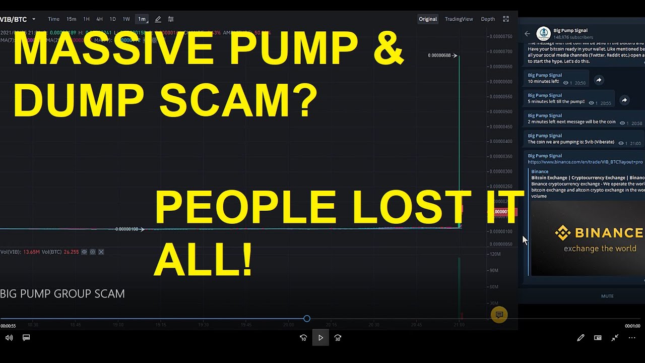 PUMP AND DUMP - BIG PUMP SIGNALS SCAM? - YouTube