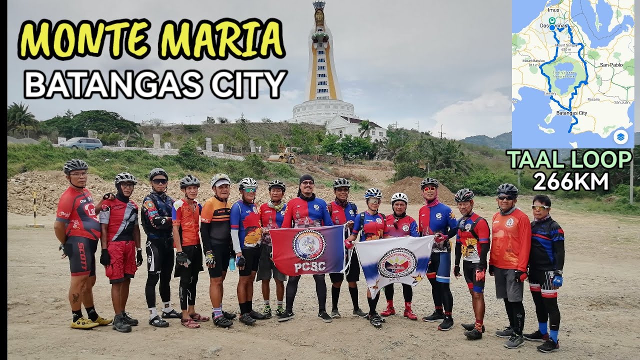 TAAL LOOP ONE SHOT 266KM || ANOTHER EPIC RIDE TO MONTE MARIA, BATANGAS ...