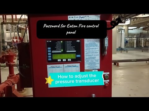 how to unlock the password for Eaton Fire control panel and adjust the ...