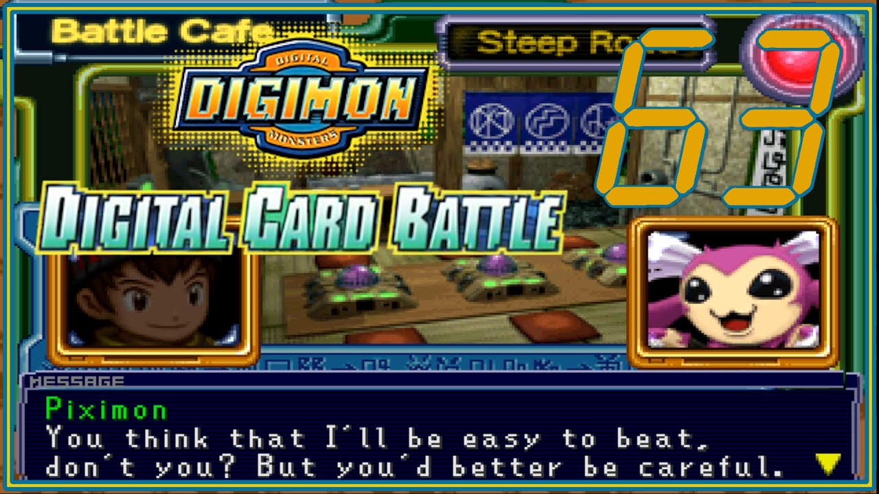 Digimon Digital Card Battle #63 - Piximon & Speed Sevens Card - (No ...
