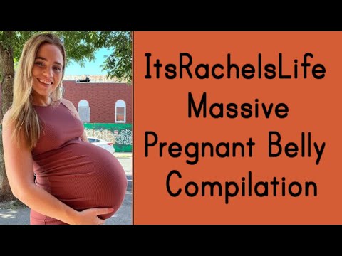 ItsRachelsLife Massive Pregnant Belly Compilation | TikTok