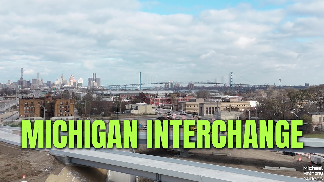 Michigan Interchange | Gordie Howe International Bridge - YouTube
