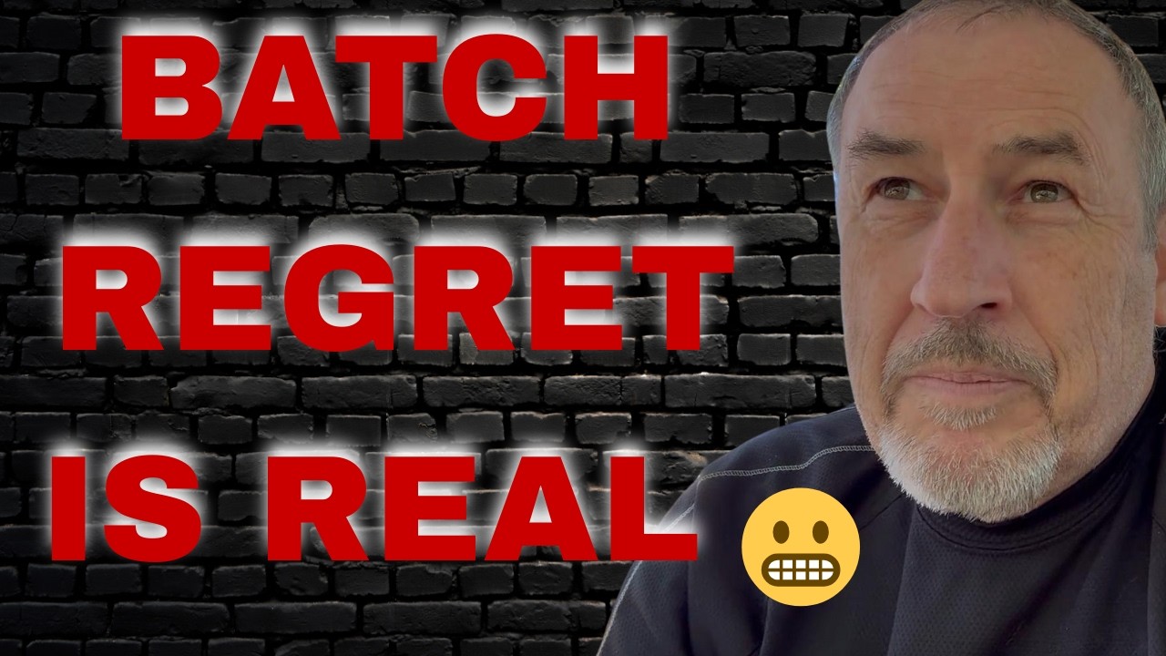 The Batch Regret Is Real… Here's My Escape Plan - YouTube