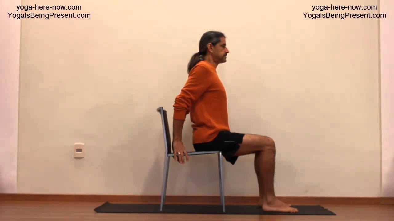Comfortable sitting posture yoga - YouTube
