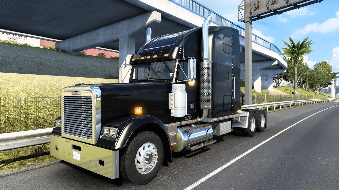 Freightliner Classic XL Corriendo por Baja California Norte, México ...