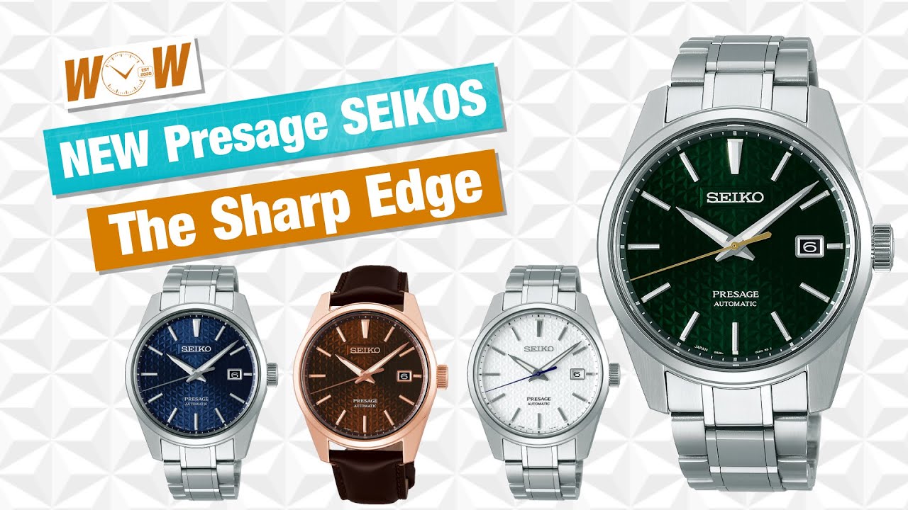 Seiko Presage Sharp Edge - Brand New 2020 Models (SPB165, SPB169 ...