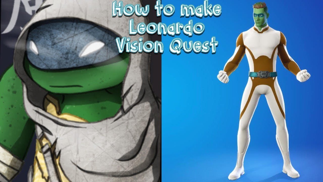 " How To Make Vision Quest Leonardo " | Fortnite - YouTube