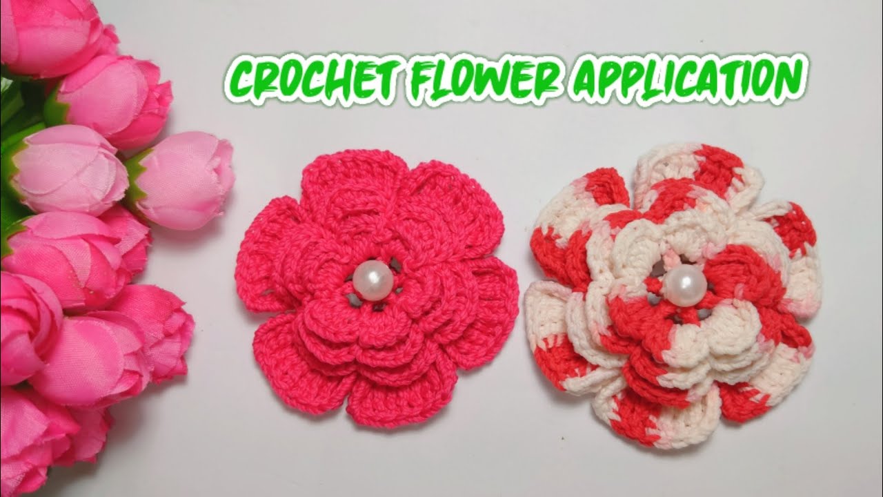 Flower 3D Crochet Tutorial for Beginners - YouTube