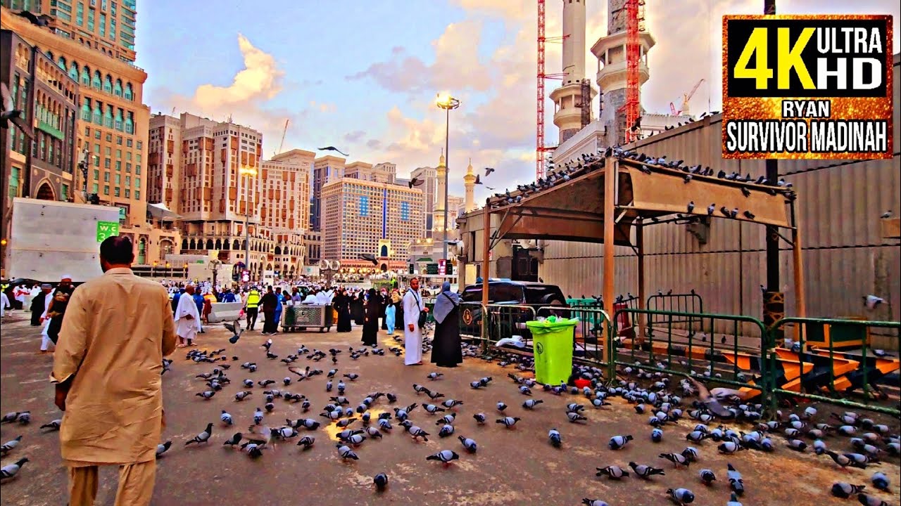 Makkah street view 🇸🇦 || Pagi hari di Masjidil harom makkah Almukaromah ...