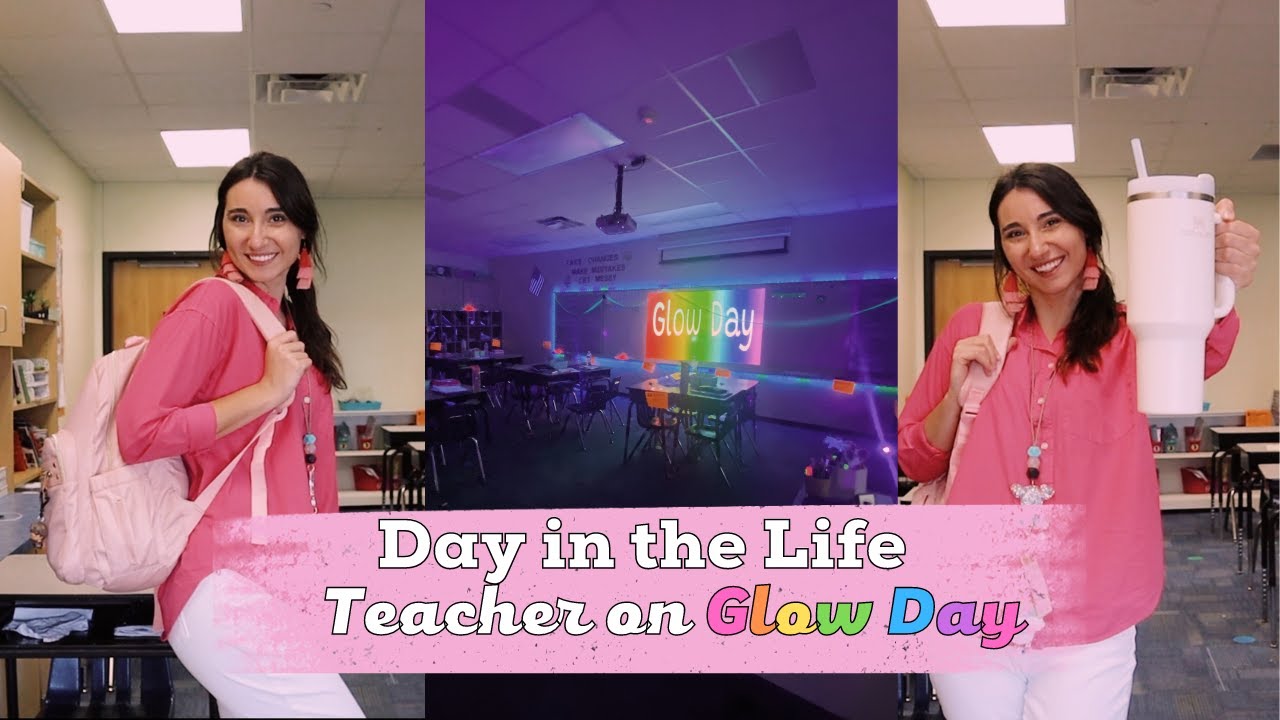 Day in my Life | Teacher on Glow Day | Review for STAAR | - YouTube