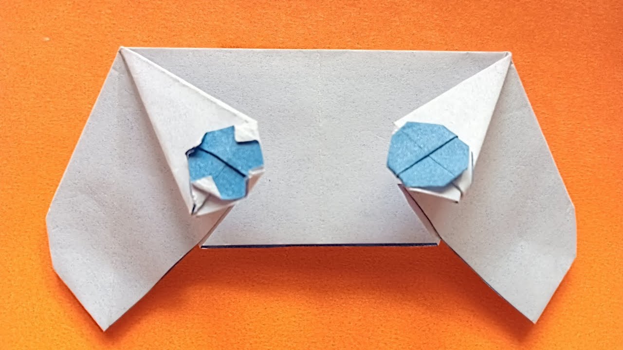 ORIGAMI GAME CONTROLLER || How to Make a Game Controller || Tutorial ...