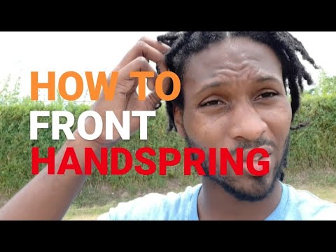 How to front handspring. Front flip with hands tutorial - YouTube