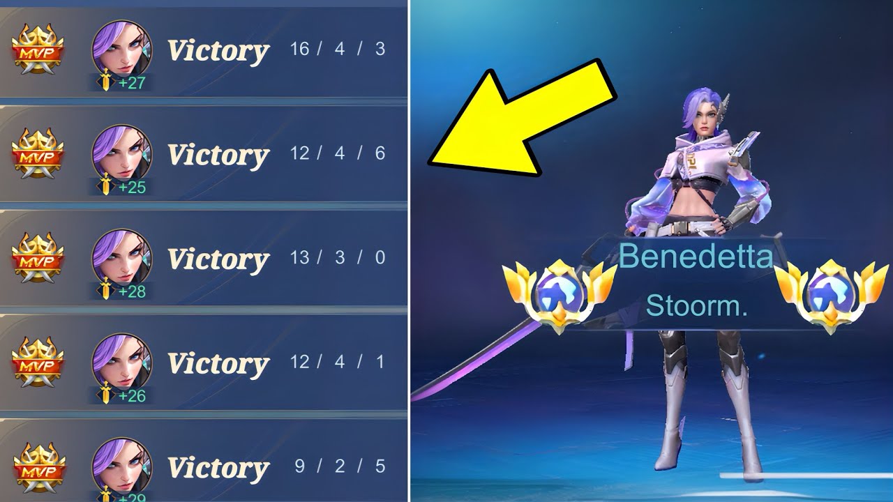 AUTO WIN STREAK?? GLOBAL BENEDETTA BEST DAMAGE BUILD!! | BENEDETTA ...