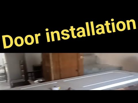 Door installation - YouTube