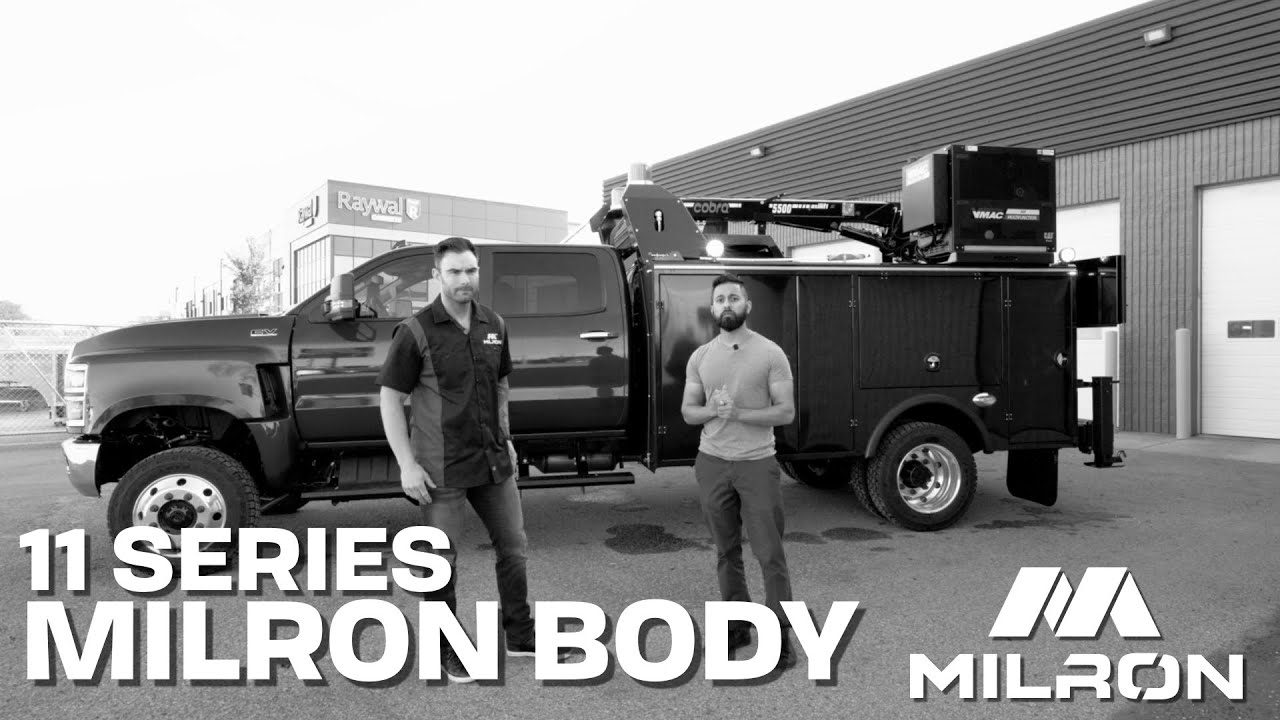 International CV Series | Work Truck | 11 Foot Milron Aluminum Crane ...