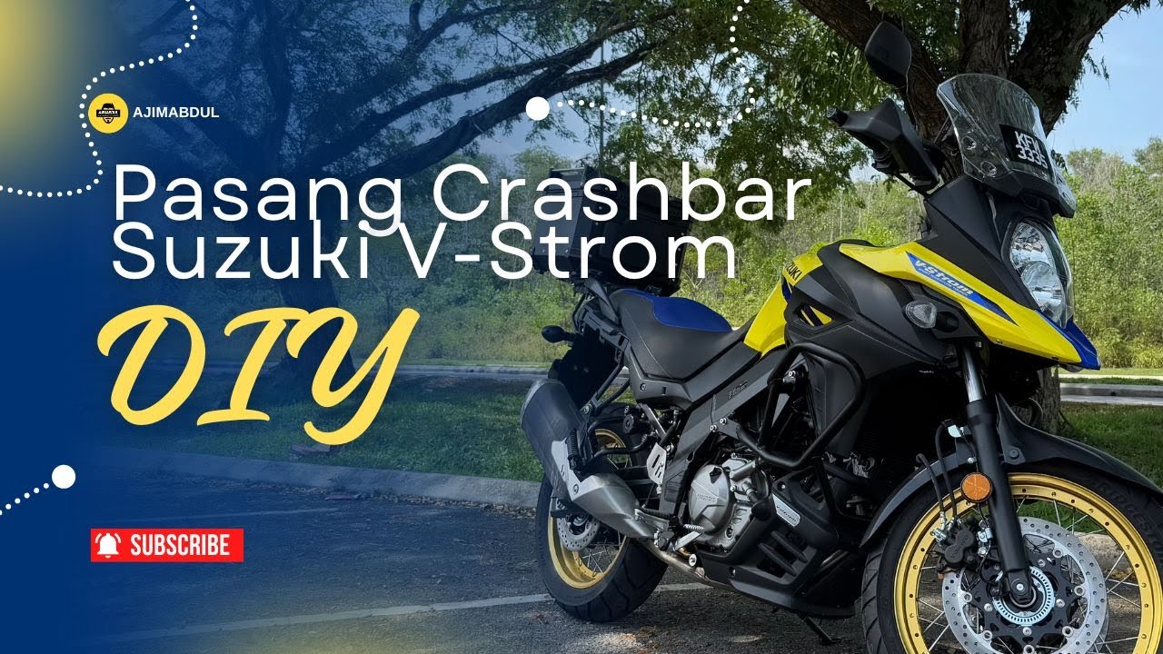 Pemasangan Crash Bar Paling Senang, 10 skru je! | Crash Bar Suzuki ...