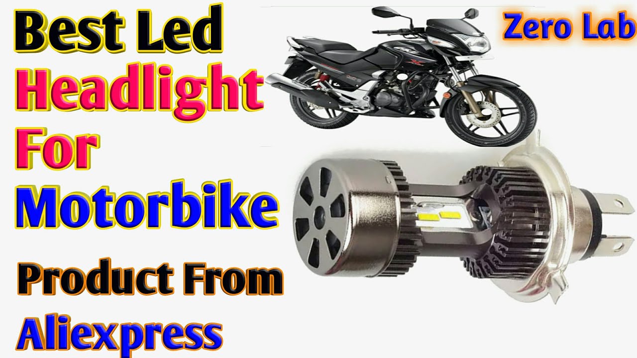 Powerful Led Headlight Test For Motorcycle - YouTube