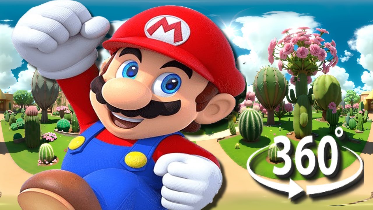 🔍 Find Mario in 360° VR Animation 237 Super Mario - YouTube