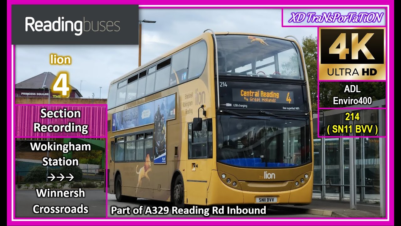[Readingbuses] Section Recording | the lion 4 - Bus 214 (SN11 BVV)【UW ...