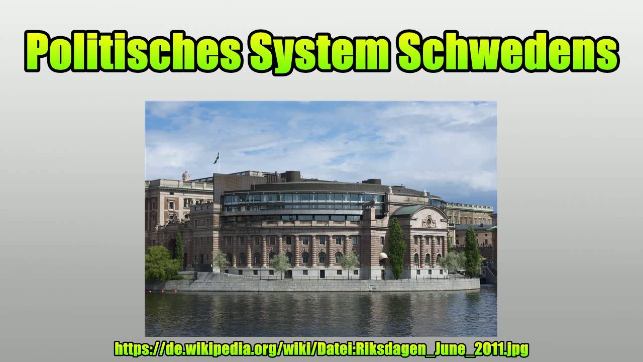Politisches System Schwedens - YouTube