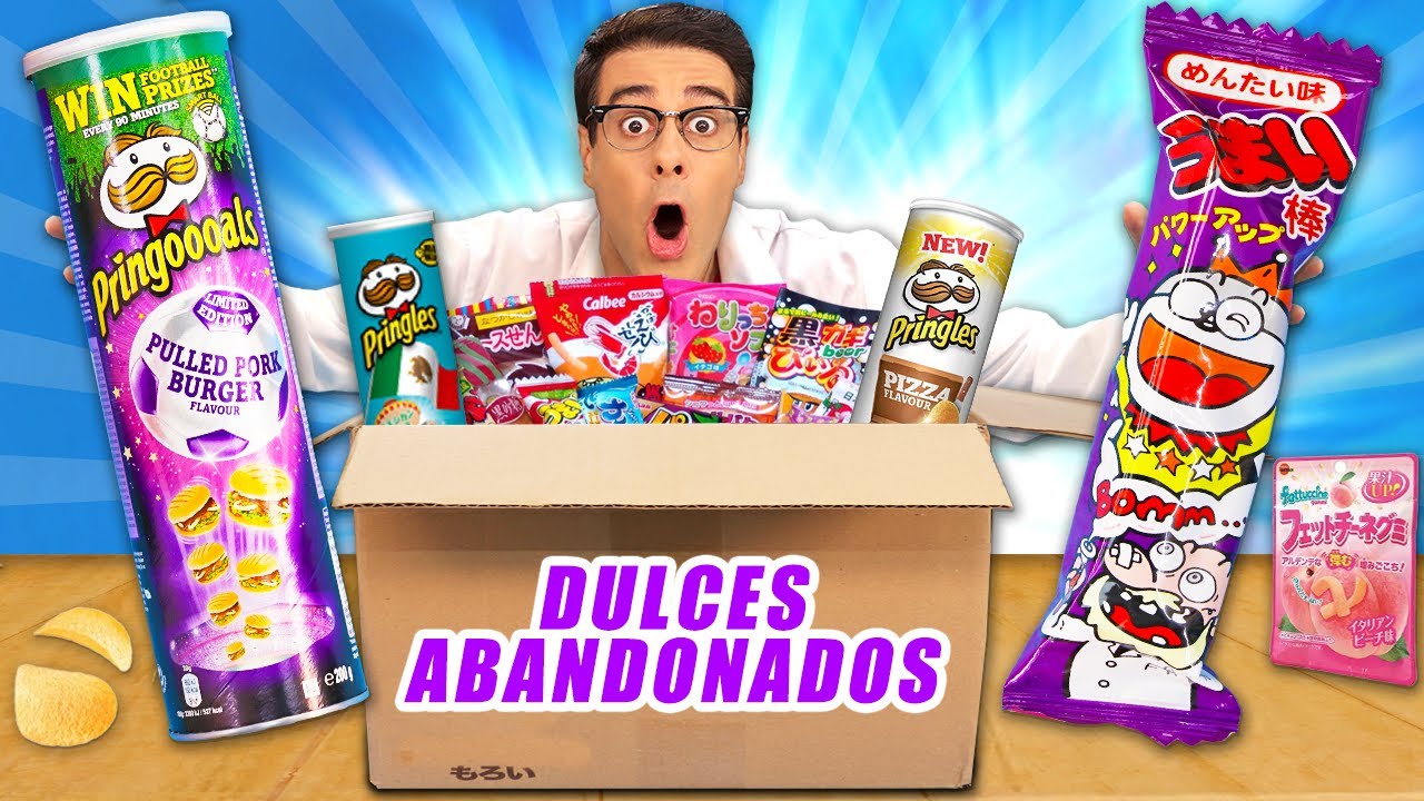 Probando DULCES ABANDONADOS de JAPÓN, CHINA y ESTADOS UNIDOS - YouTube