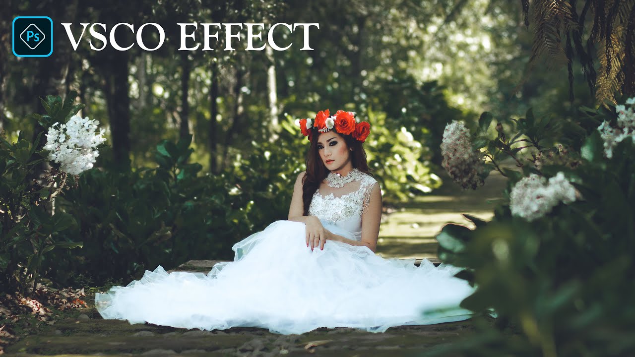 VSCO Color Grading Effect - Photoshop CC Tutorial - YouTube