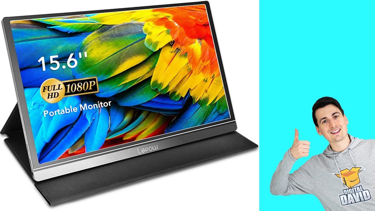 Lepow Portable Monitor Review // 15.6 Inch 1080p USB C HDMI Display ...