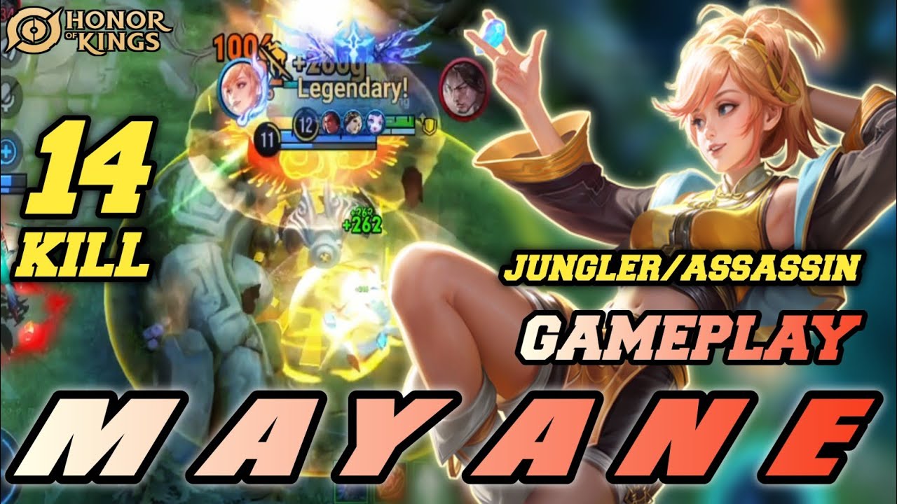 Mayane Honor of Kings (HOK) THE MARTIAL ART Assassin/jungler "INSANE ...