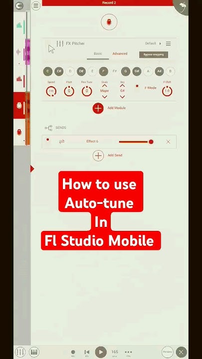 How to use Auto tune in Fl Studio Mobile (Part 1) #flstudio #vocalmixing #tutorial #howto # ...