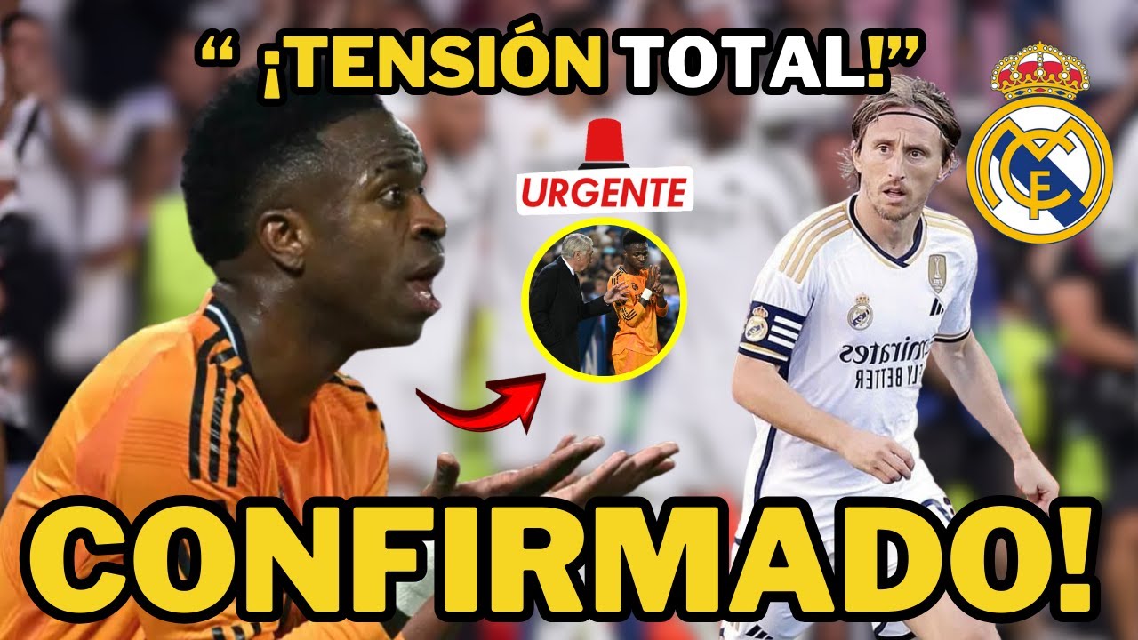 🚨¡ESCÁNDALO! VINI JR. Y MODRIC SE PELEAN EN EL REAL MADRID / ¿CRISIS EN ...