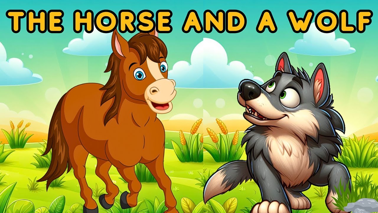 The Horse and a Wolf | ANIMATED STORIES FOR KIDS |MORAL STORIES FOR ...