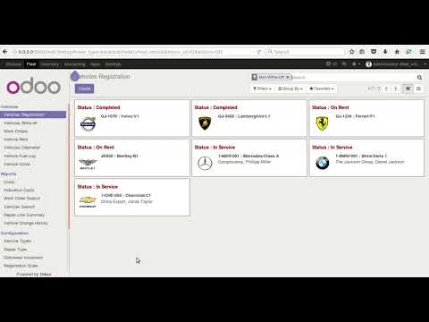 1 - Odoo Fleet Management ERP - SerpentCS - YouTube