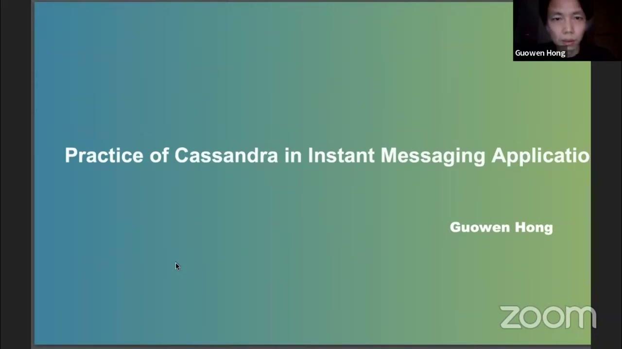 Practice of Cassandra in Instant Messaging Application | Apache ...