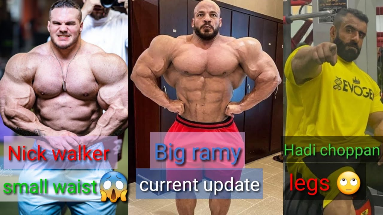 Nick walker smallest waist😱 | Big ramy updates | Hadi choppan legs 🙄 ...